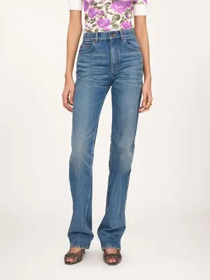Chloé Straight-leg Jeans In Medium Wash - Blue