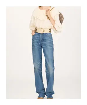 Chloé Long Sleeve Ruffled Silk Blouse - Ivory