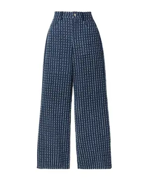 Cult Gaia Katya Cutout Distressed High-waisted Straight-leg Jeans - Indigo