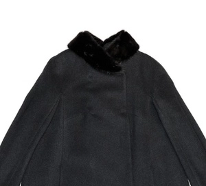 Max Mara Wool Coat With Fur Collar