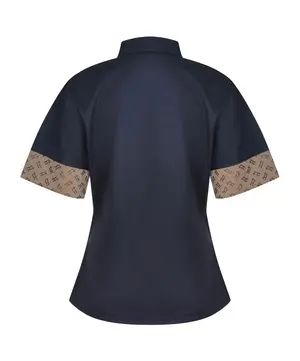 Herno Logo Trim Polo T-shirt - Black