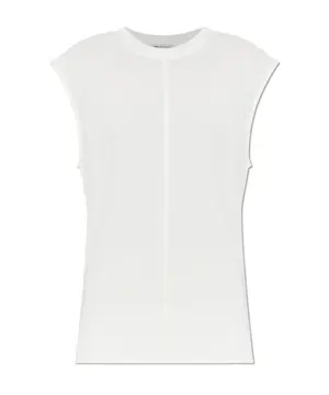 AMI Paris Sleeveless Fitted Top
