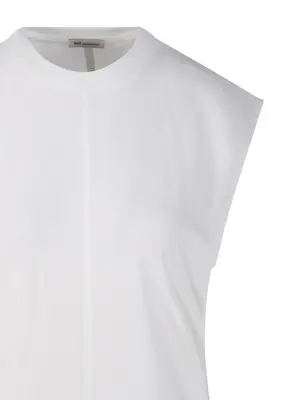 AMI Paris Sleeveless Fitted Top