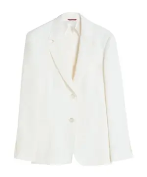 Max Mara Bello Single-breasted Blazer - Natural