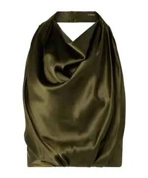 Cult Gaia Adrienne Draped Halterneck Top