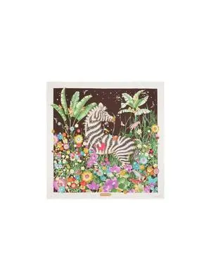 FERRAGAMO Printed Silk Scarf - Multicolor