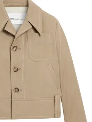 AMI Paris Long Sleeved Buttoned Jacket