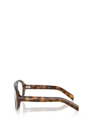 Prada Full-rimmed Eyeglasses With Plano Lenses