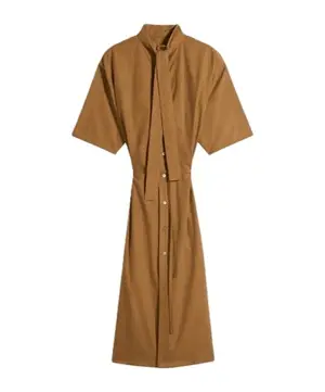 LEMAIRE Reversible Tube Dress - Cumin
