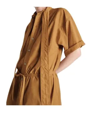 LEMAIRE Reversible Tube Dress - Cumin