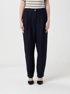Brunello Cucinelli Elasticated Waist Straight Leg Trousers - Black