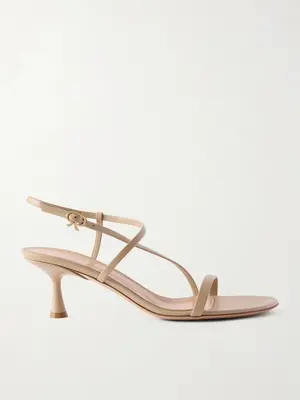GIANVITO ROSSI Leather Sandals - Nude