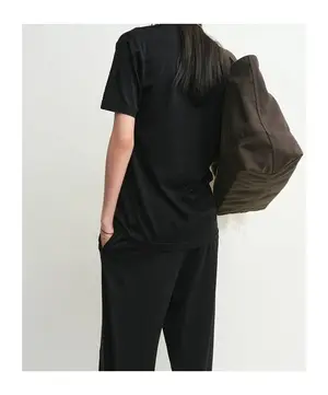 TOTEME Short Sleeve Scoop Neck T-shirt