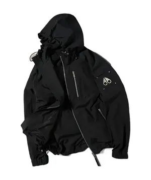 Moose Knuckles Charlesbourg Hooded Jacket - Black