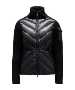 Moncler Quilted Down Zip-up Cardigan