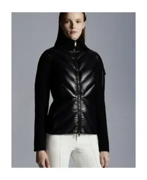 Moncler Quilted Down Zip-up Cardigan