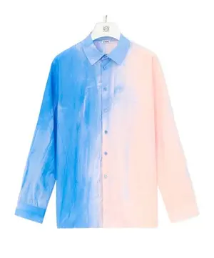 Loewe Logo Embroidered Loose Fit Shirt