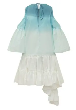J.W.ANDERSON Jw Anderson Dip Dye Ruffle Dress