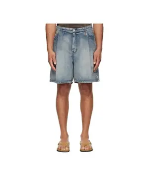Wooyoungmi Pleated Shorts For Men