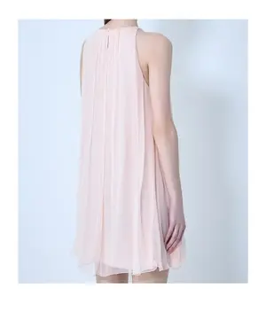 Chloé Ruffled Cape Mini Dress