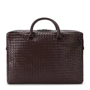 Bottega Veneta Woven Leather Briefcase