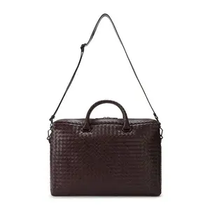 Bottega Veneta Woven Leather Briefcase