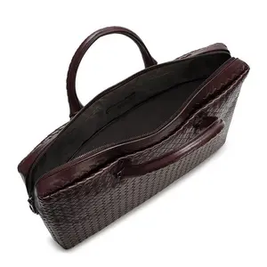 Bottega Veneta Woven Leather Briefcase
