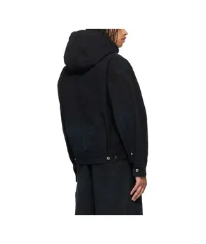 WOOYOUNGMI Hooded Dyed Casual Jacket