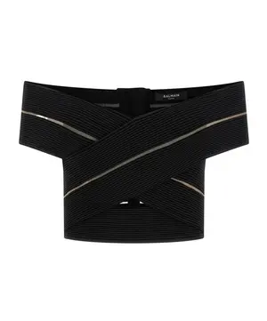 Balmain Cropped Blouses