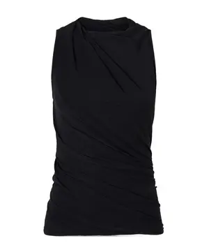 Rick Owens Gathered Stretch-jersey T-shirt