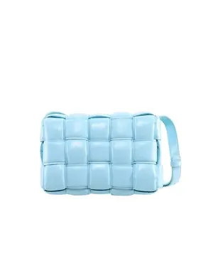 Bottega Veneta Cassette Crossbody Bag - Light Blue