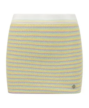 Casablanca Striped Mini Skirt - Multicolor