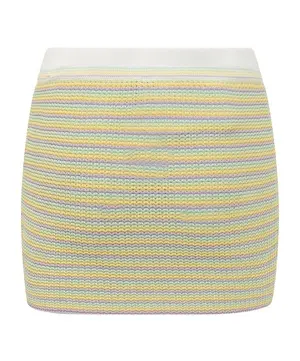 Casablanca Striped Mini Skirt - Multicolor