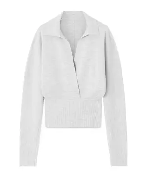 LANVIN Convertible Wool-blend Sweater - White