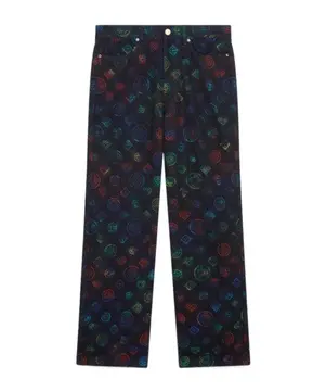 Casablanca Heatmap Monogram Straight Jeans