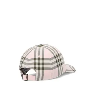 Burberry Checkered Baseball Cap - Multicolor