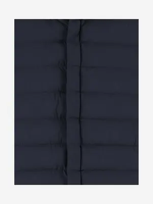 Herno Quilted Down Vest With High Neck - Black