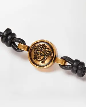 Versace Medusa Cord Bracelet
