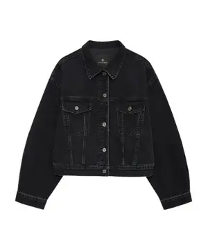 ANINE BING Quincy Button-up Jacket - Black