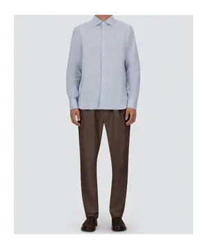 Herno Seersucker Straight-leg Trousers