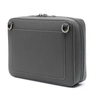 Dolce & Gabbana Logo-embossed Leather Shoulder Bag