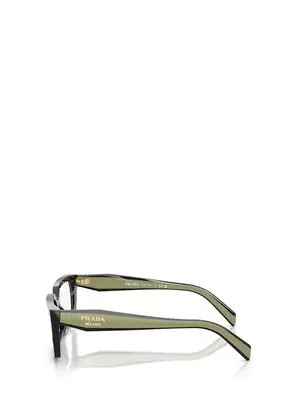 Prada Rectangle Frame Glasses - Black