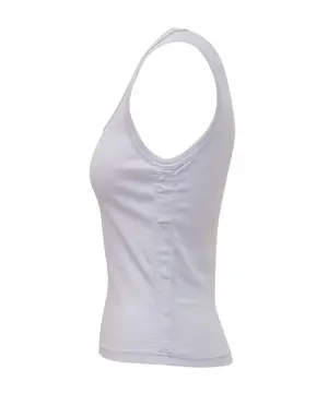 Burberry Square Neck Ribbed Tank Top