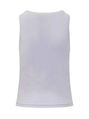Burberry Square Neck Ribbed Tank Top