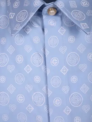 Casablanca Monogram Patterned Shirt