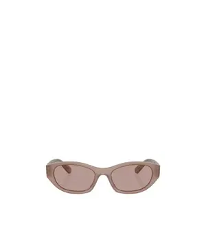 Miu Miu Oval Frame Sunglasses - Grey