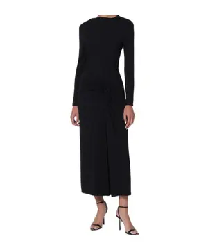 Simkhai Ferrera Draped Knit Midi Dress