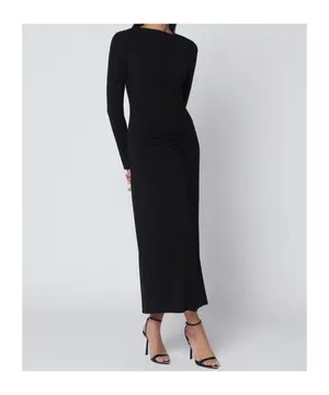 Simkhai Ferrera Draped Knit Midi Dress