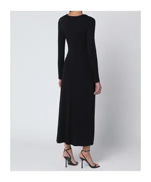 Simkhai Ferrera Draped Knit Midi Dress