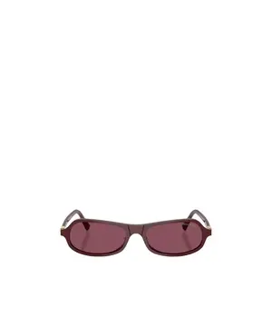 Miu Miu Full-rim Sunglasses With Tinted Lenses - Red